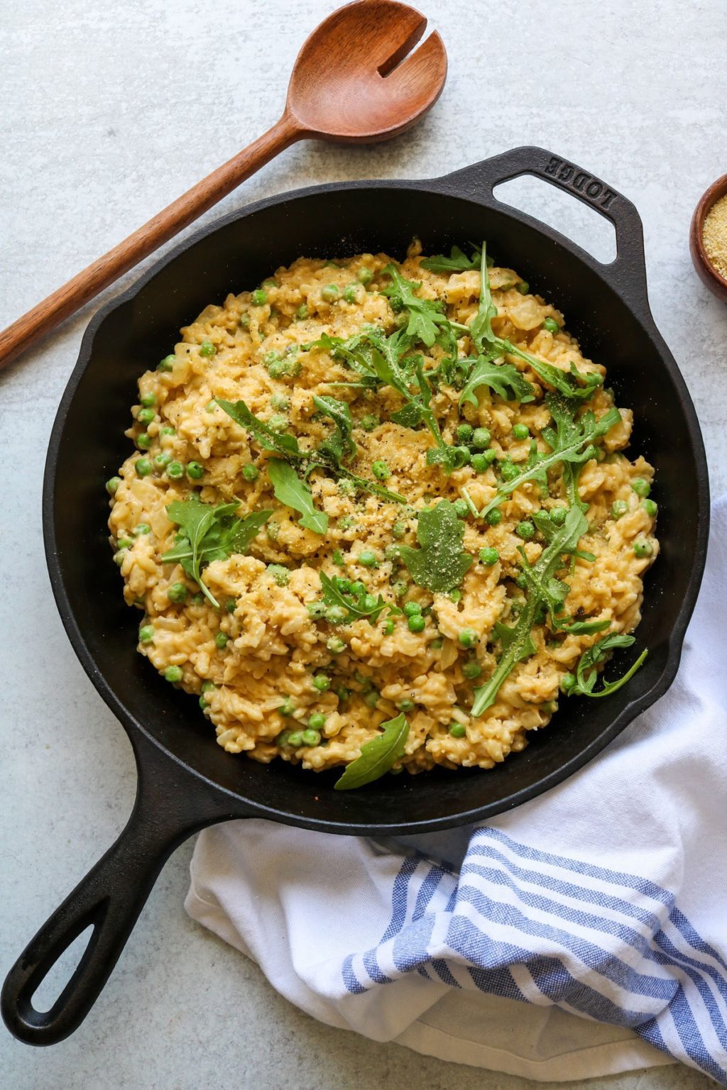 Smoky Spring Pea Vegan Risotto Recipe ️🌱| Plant Perks