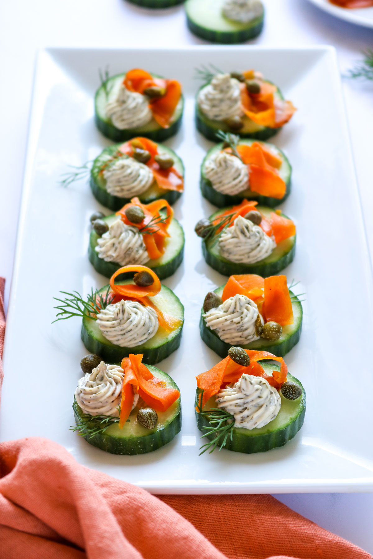 Vegan Smoked Carrot Lox Cucumber Bites Recipe ️🌱| Plant Perks